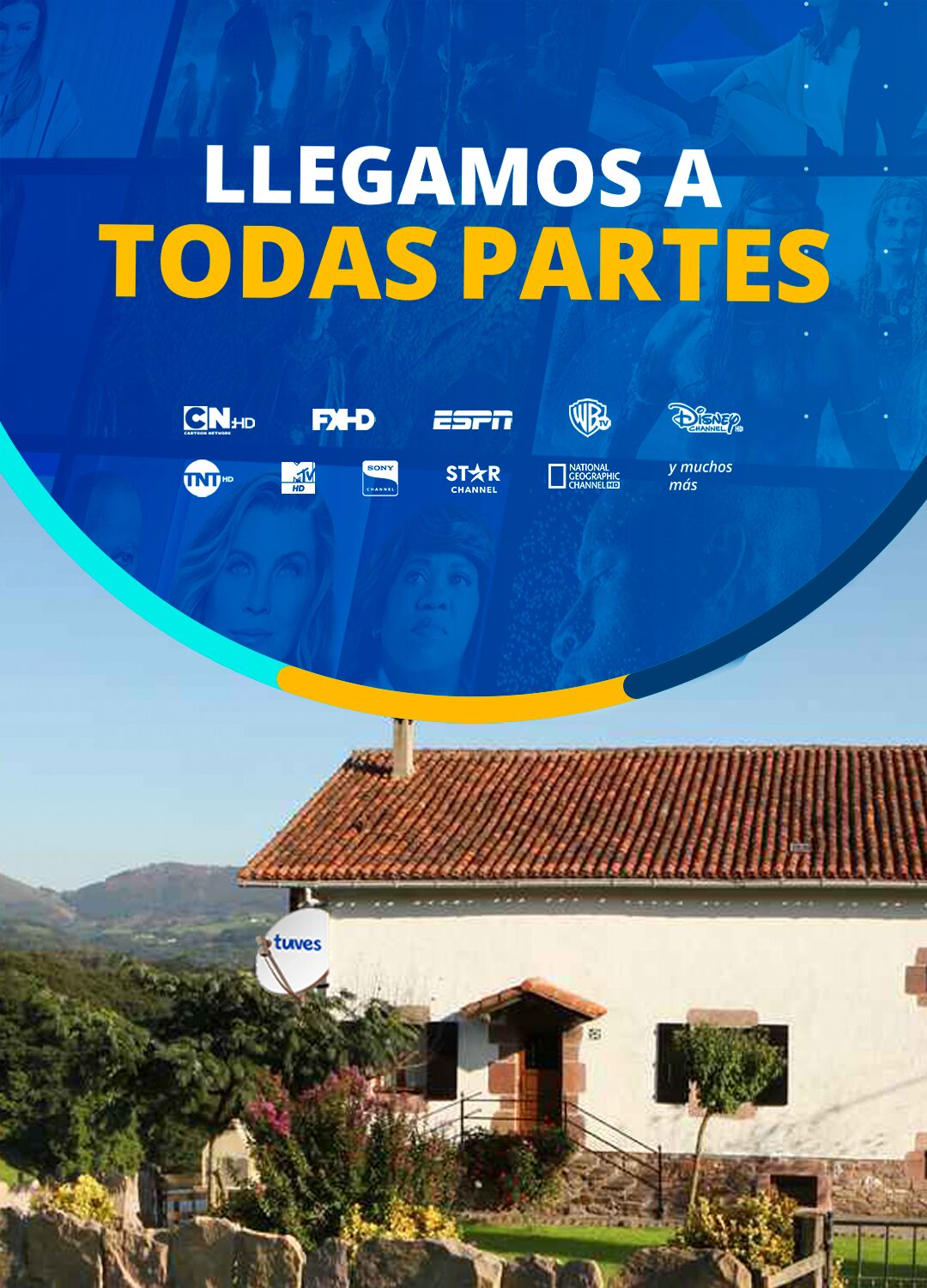 Contrata Tuves, la mejor Televisión Satelital en Chile